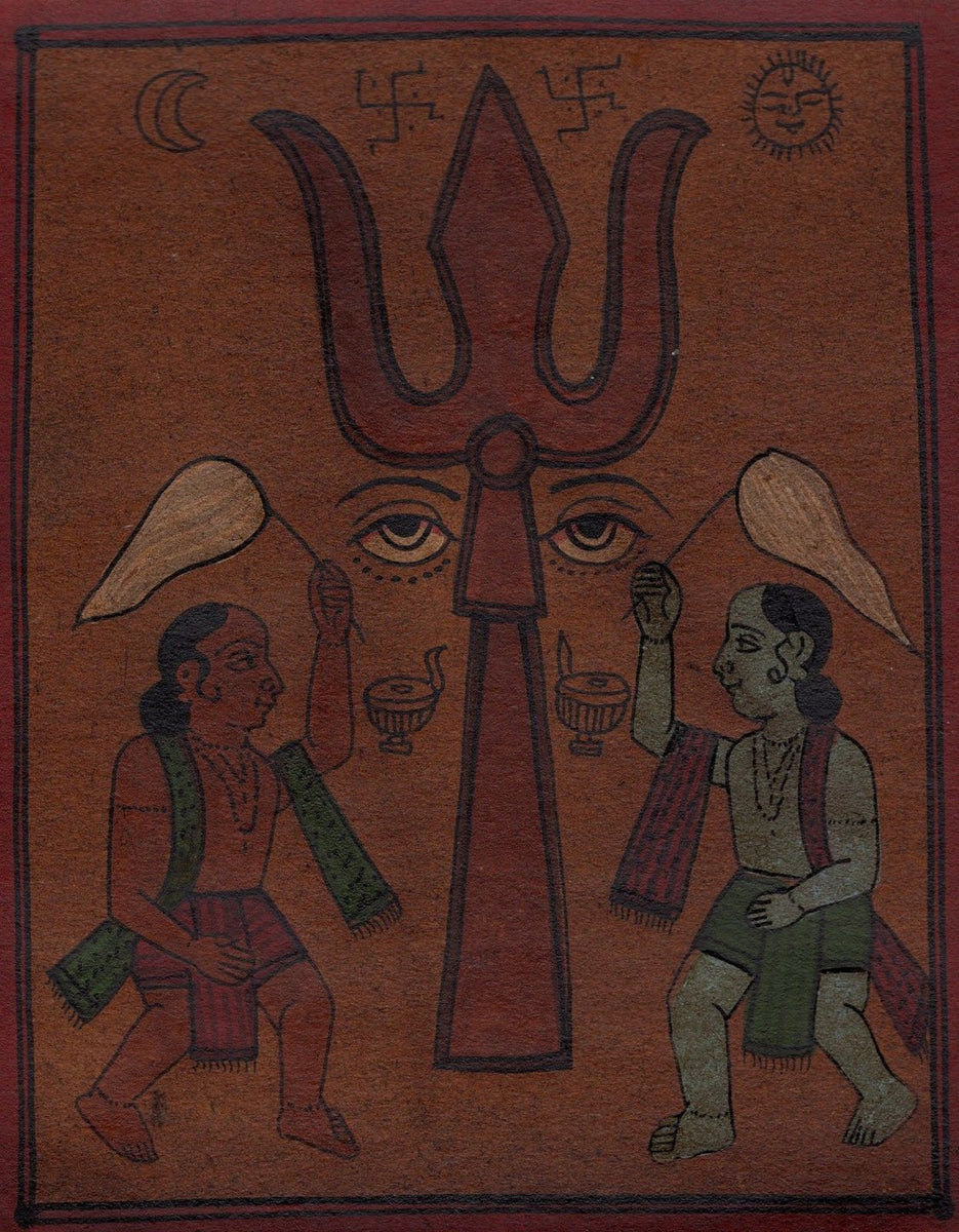 Tantrik Tantra Painting Handmade Asian Indian Tantric Yantra Religion ...