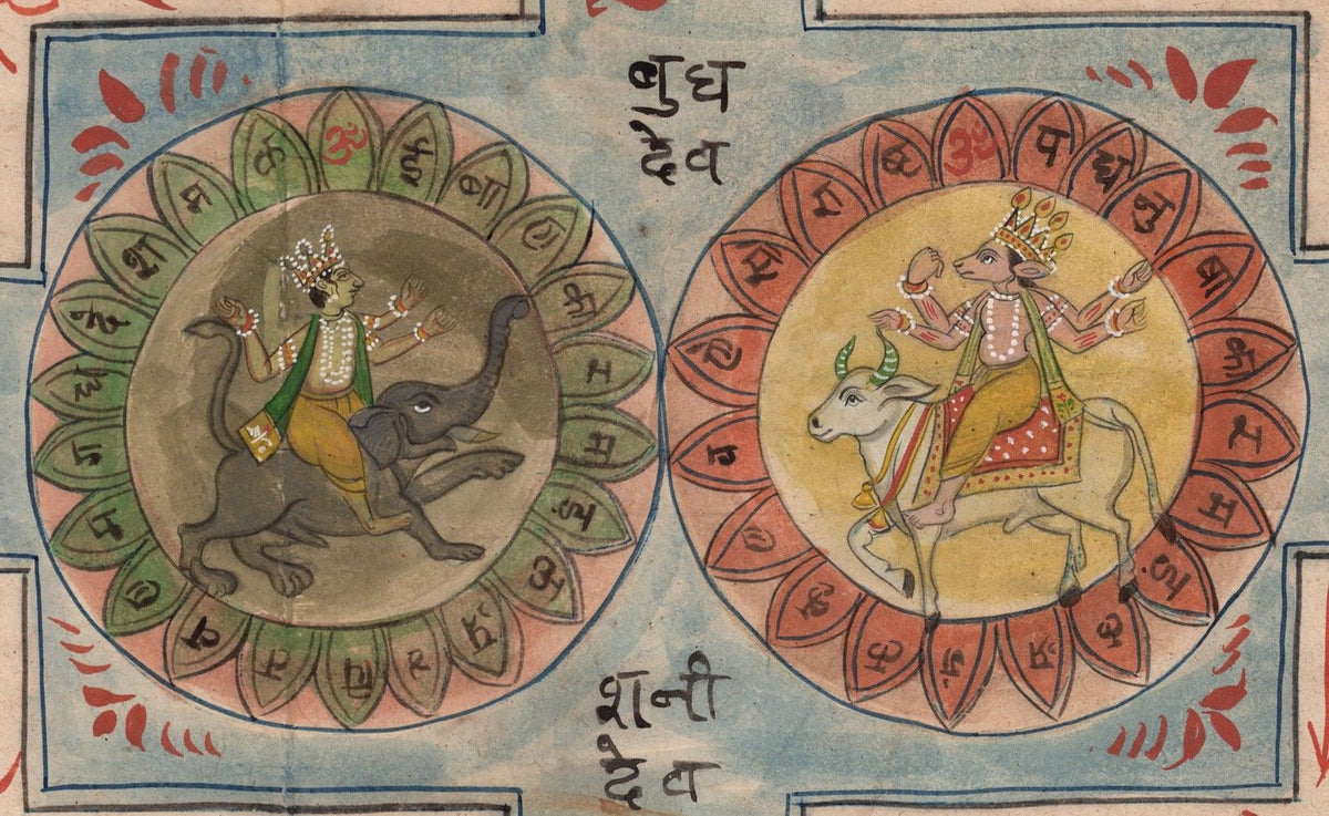 Tantrik Tantra Painting Handmade Asian Indian Tantric Yantra Religion ...