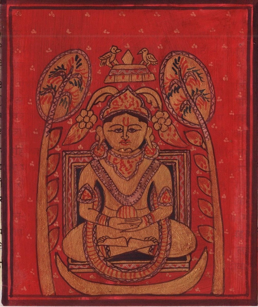 Kalpasutra Jain Illuminated Manuscript Painting Handmade Jainism Minia ...